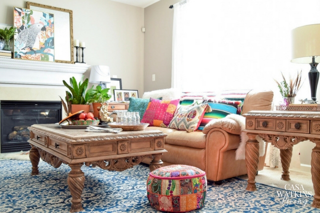colorful-global-style-living-room-fall-decor – Casa Watkins Living