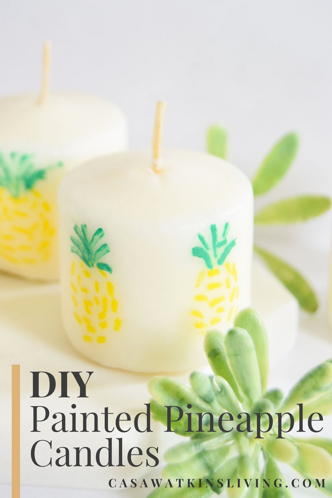 17 DIY Pineapple Crafts for Kids and Teens - Casa Watkins Living