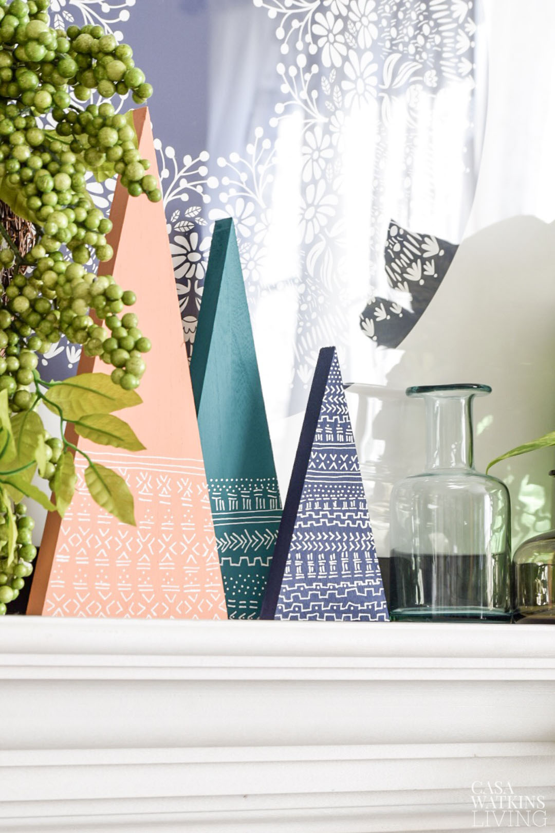 diy-mud-cloth-wood-christmas-tree-decoration – Casa Watkins Living