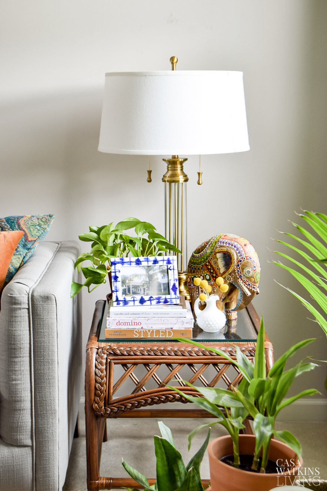 DIY Painted Shibori Frames - Casa Watkins Living