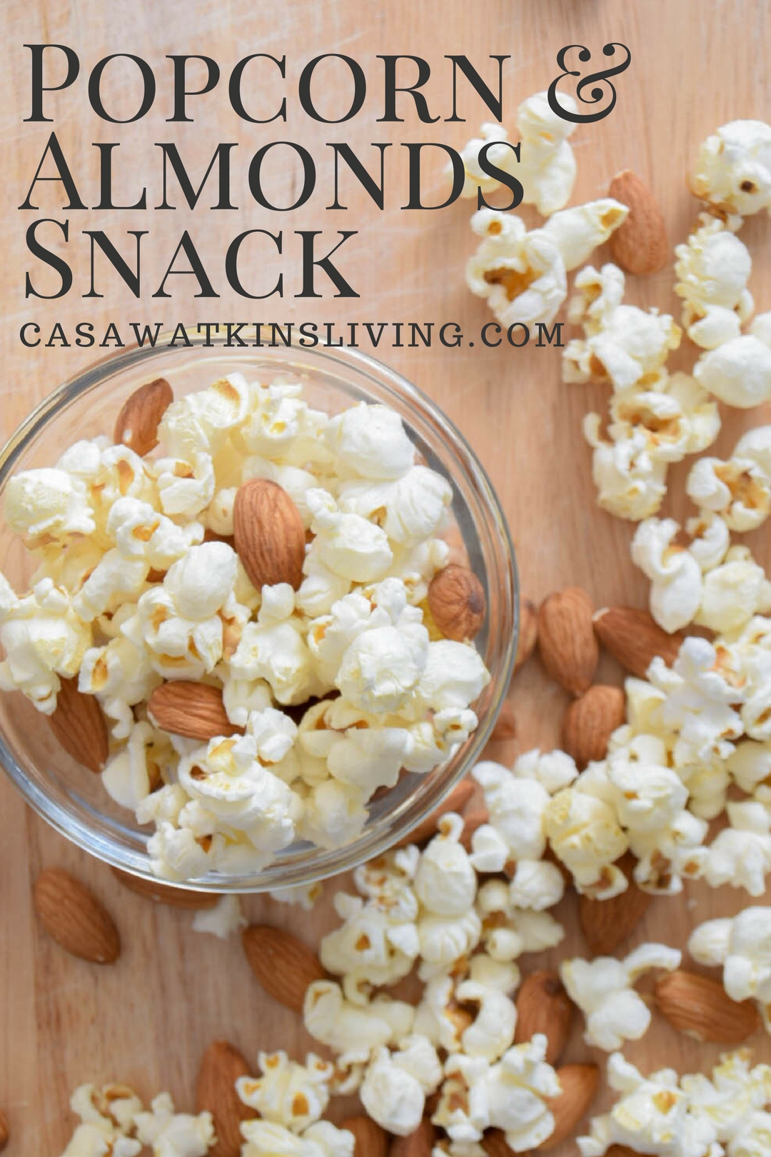 Popcorn with Almonds Snack - Casa Watkins Living
