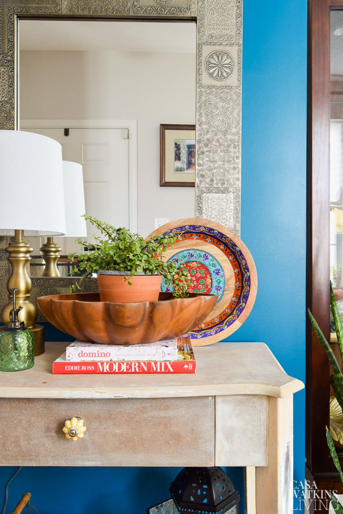 bohemian-entry-table-summer-decor – Casa Watkins Living