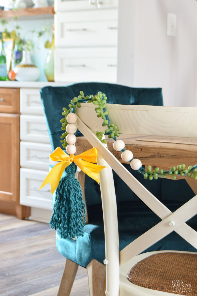 Spring Succulent Garland DIY - Casa Watkins Living