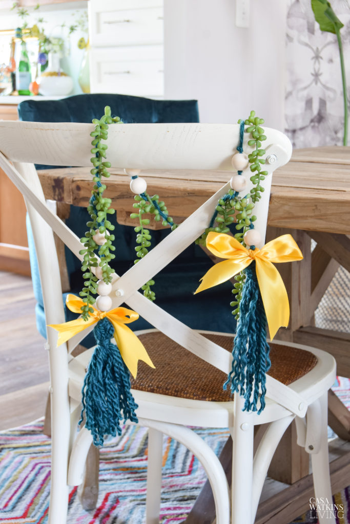 Spring Succulent Garland DIY - Casa Watkins Living