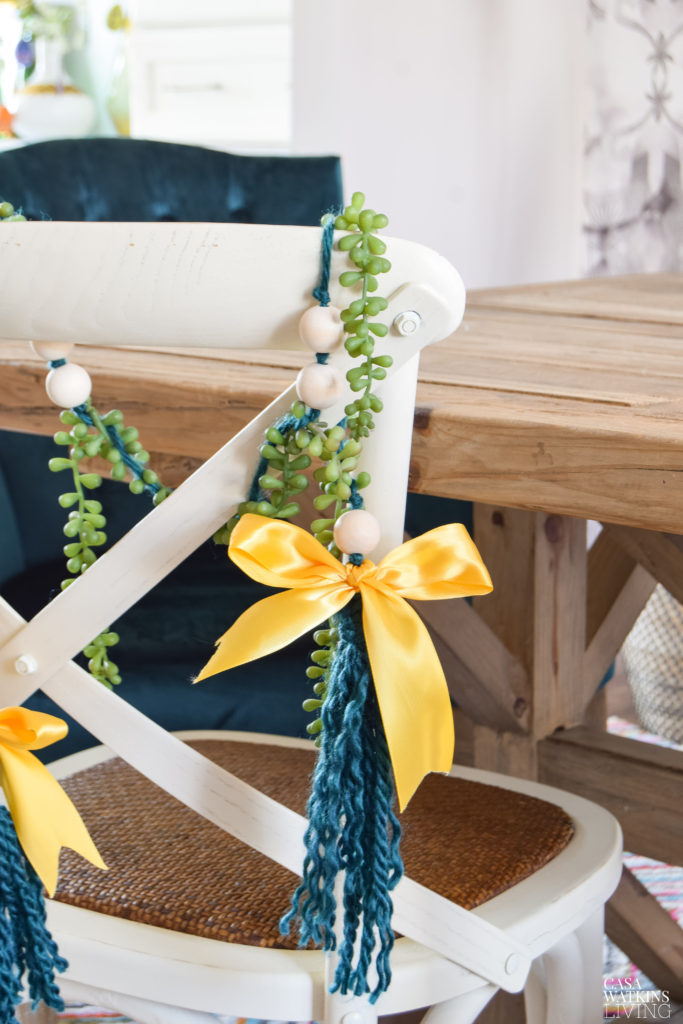 Spring Succulent Garland DIY - Casa Watkins Living