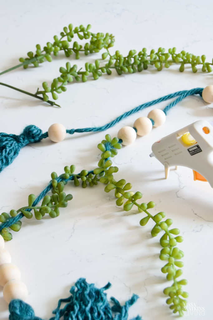 Spring Succulent Garland DIY - Casa Watkins Living