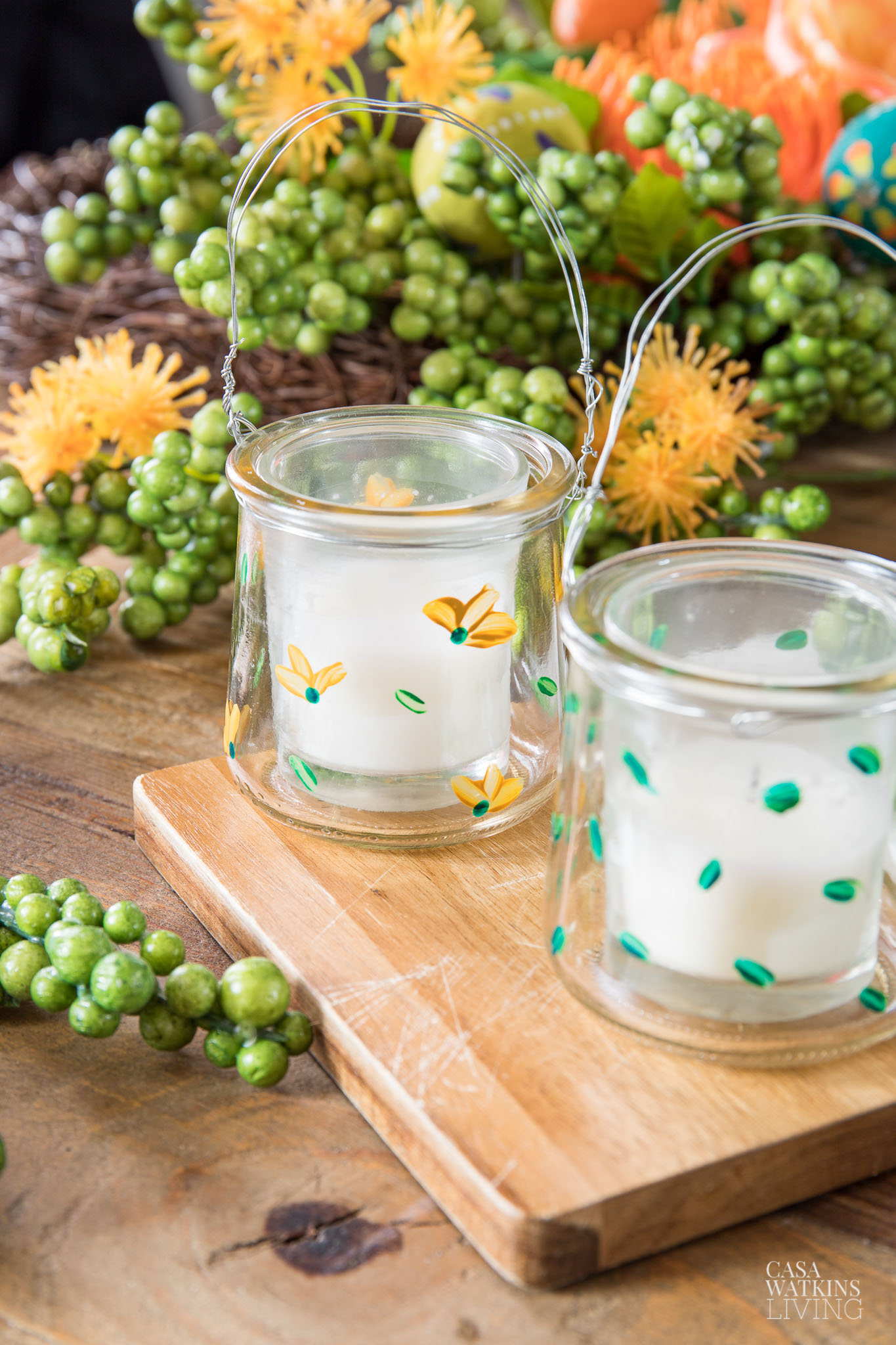 Upcycled Jar Easter Basket - Casa Watkins Living