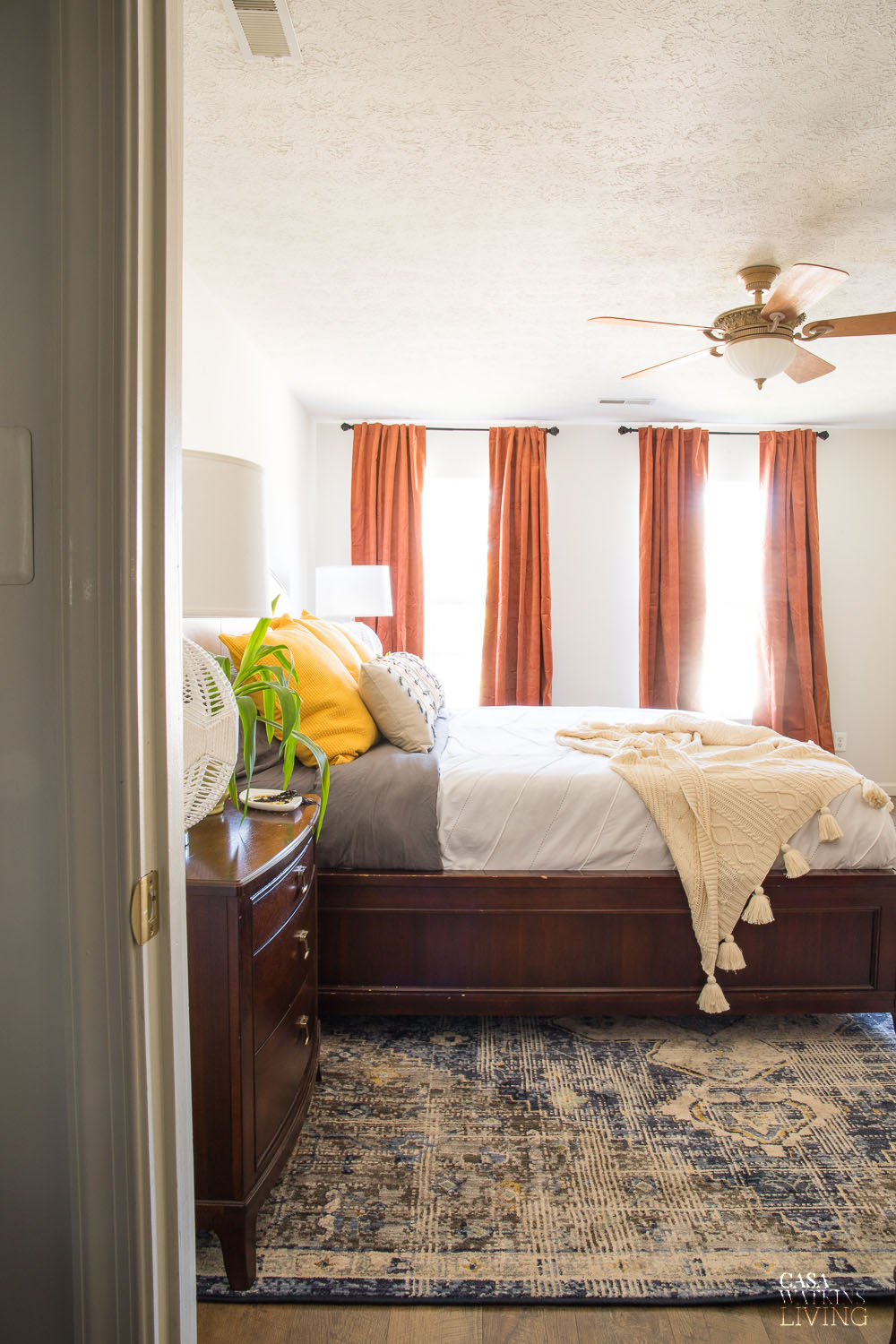 Modern Resort Style Bedroom Reveal - Casa Watkins Living